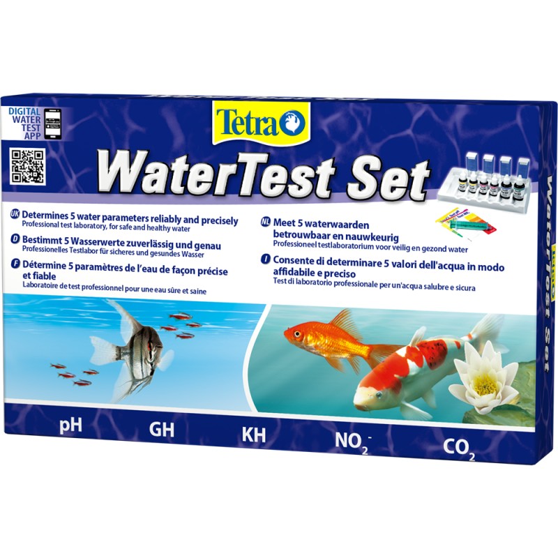 Tetra test set - pH, KH, GH, No2, Co2 - Essential Ponds
